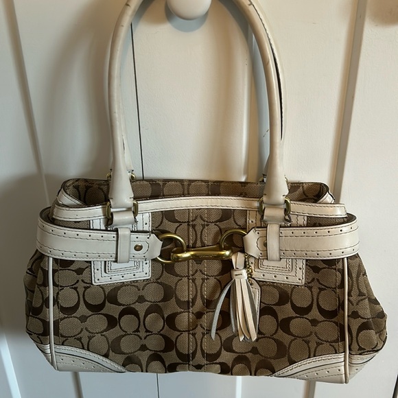 Coach | Bags | Coach Vintage Hampton Signature Satchel | Poshmark